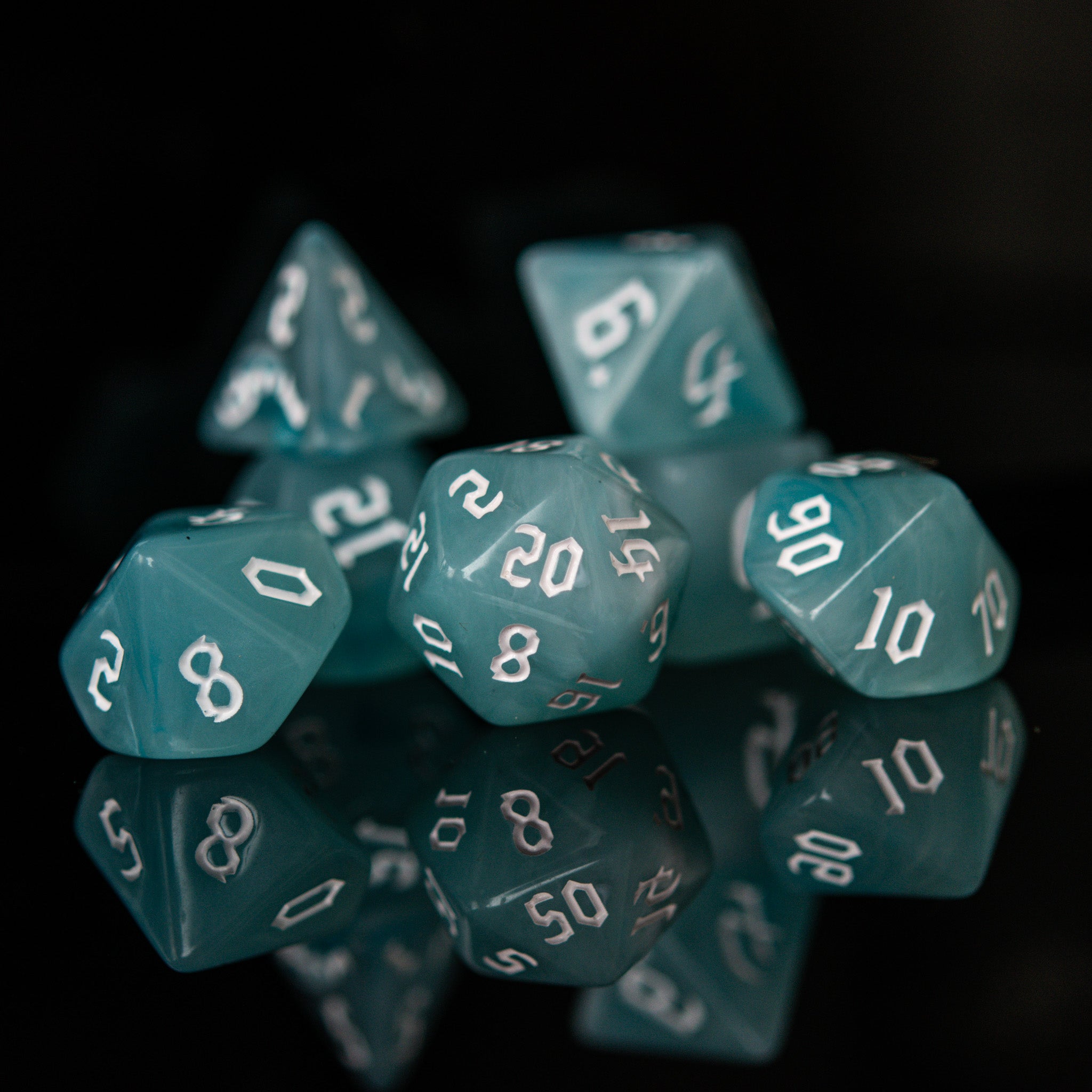 Monk Class Acrylic Dice Set – TopDeck.gg Shop