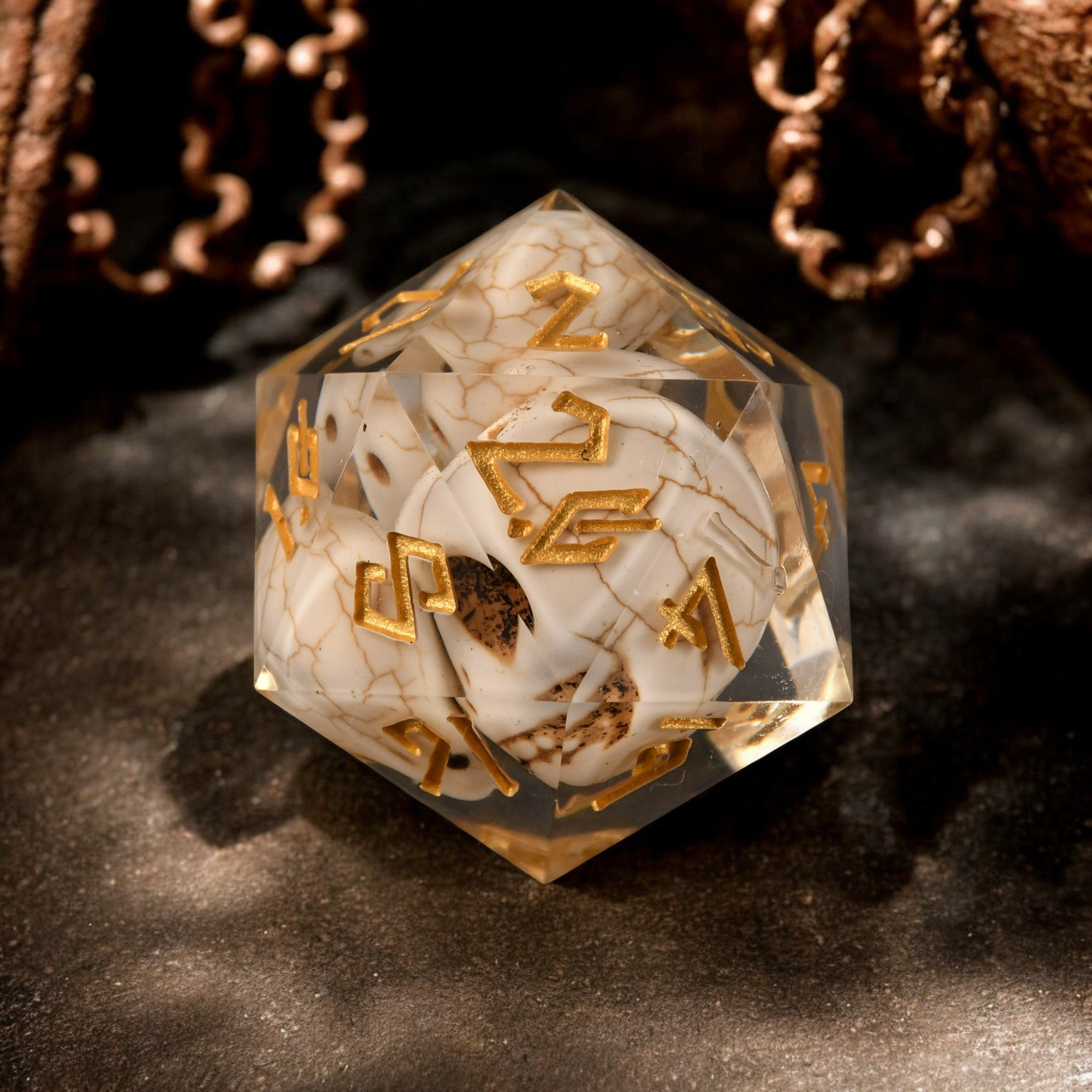 Corpse Cranium Resin 30mm D20 – TopDeck.gg Shop