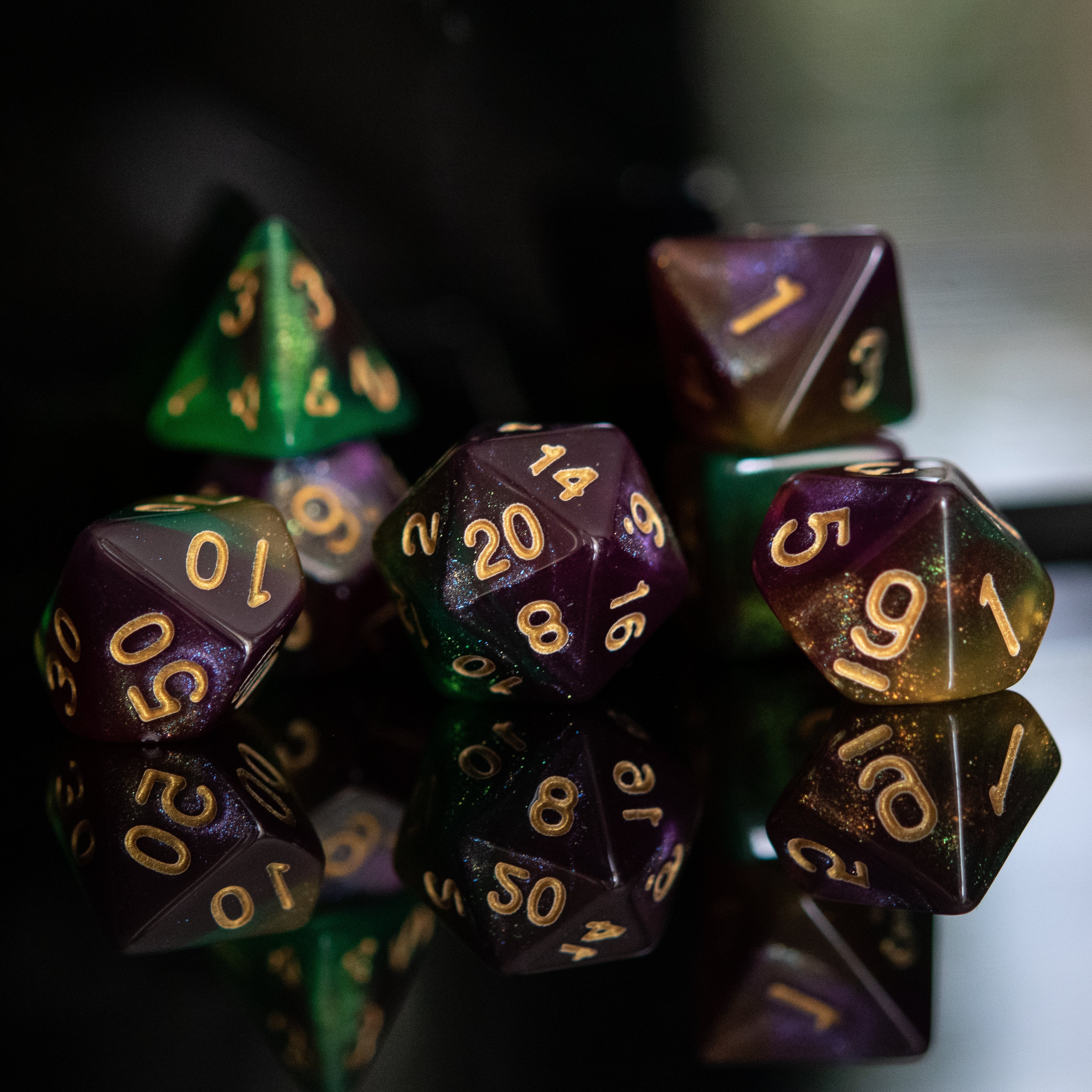 Galactic Void Acrylic Dice Set – TopDeck.gg Shop